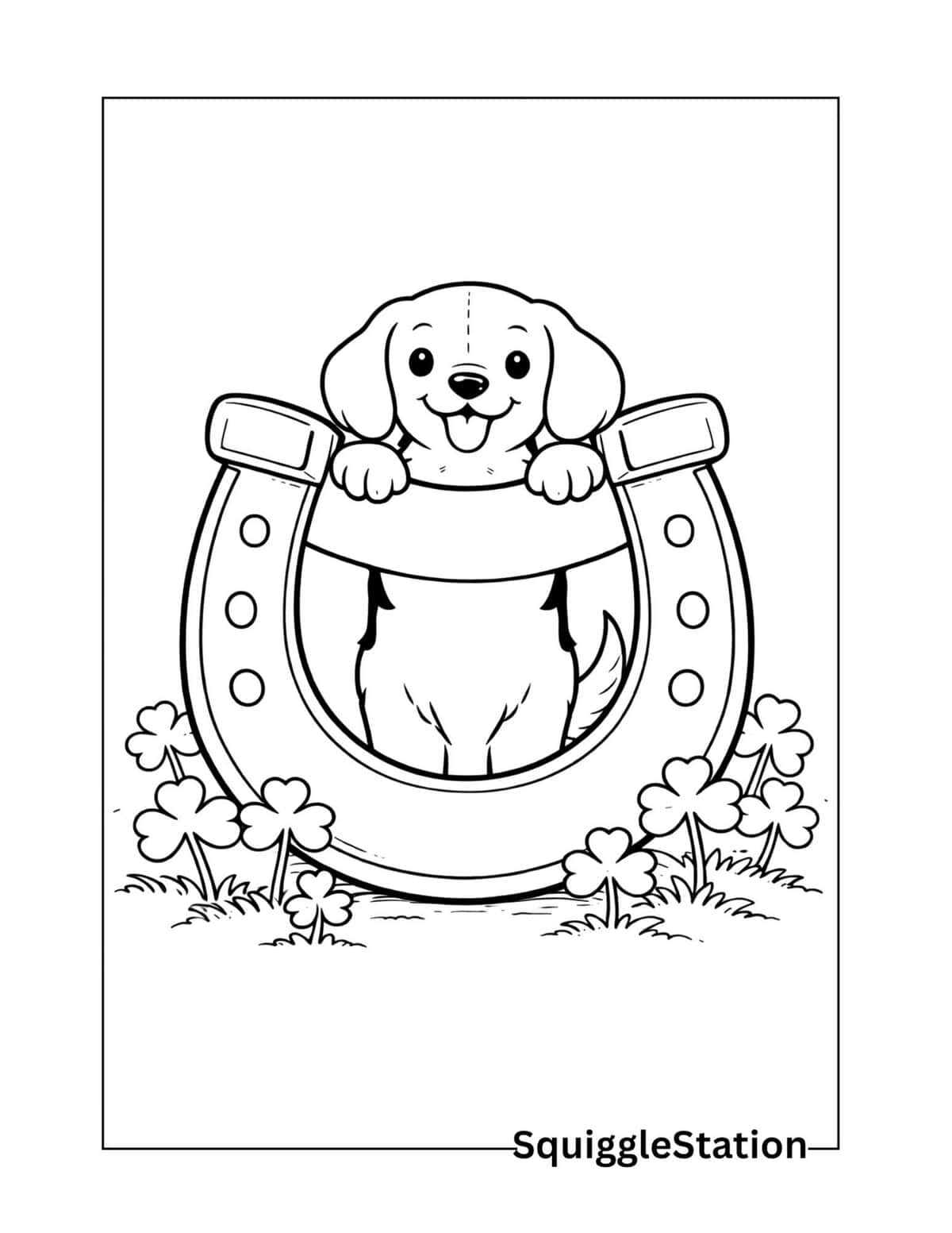 St Patrick’s Day Dog Coloring Pages (Free Printable Sheets ...