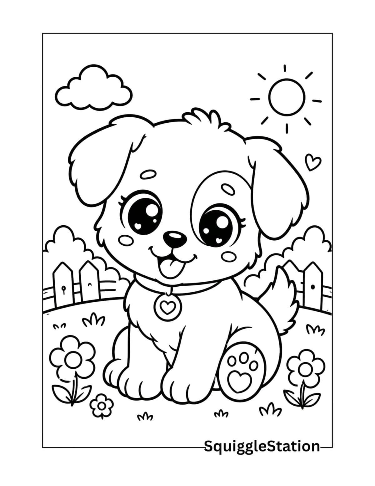 Kawaii Animal Coloring Pages For Kids (Cute & Easy Printables ...